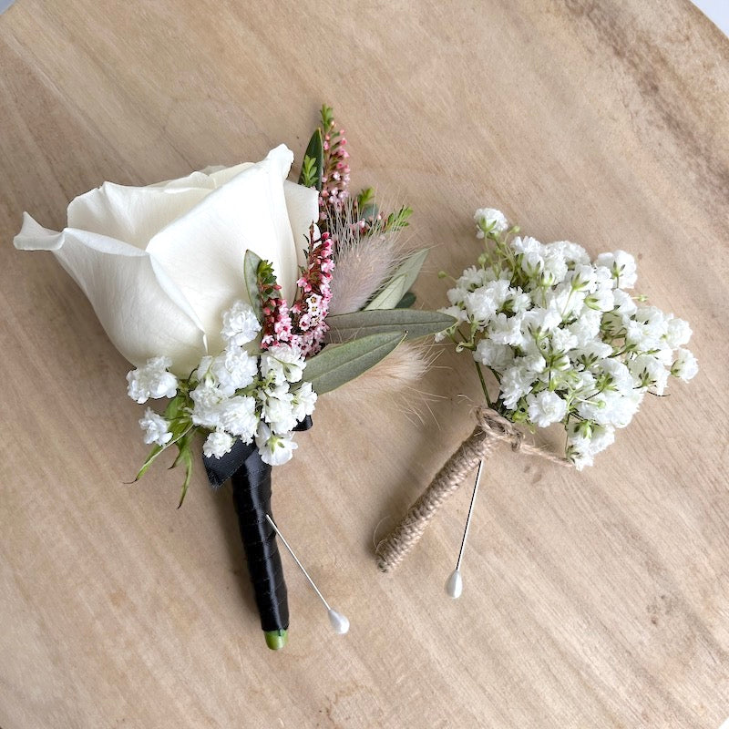 School Formal Flowers | Buttonhole and Wrist Corsage | flowers alley